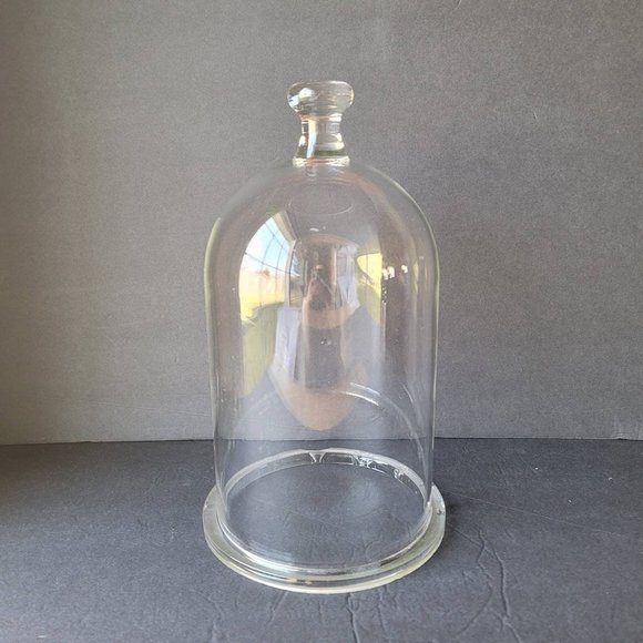 Pyrex | Accents | Vintage Large Pyrex Cloche Bell Jar With Top Knob ...